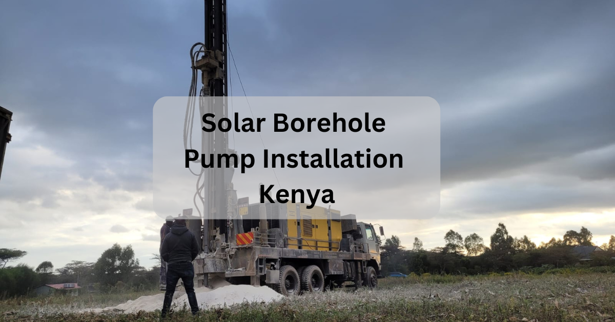 Solar Borehole Pump Installation Kenya - Bonvic Drilling